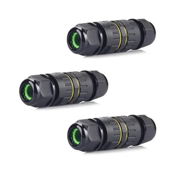 商品名:  YETOR Junction Box Outdoor,IP68 M16 2Way 2Core Electrical Cable Connector for 3.5-7mm Wire Range(AC 400V, 17.5A) Q...