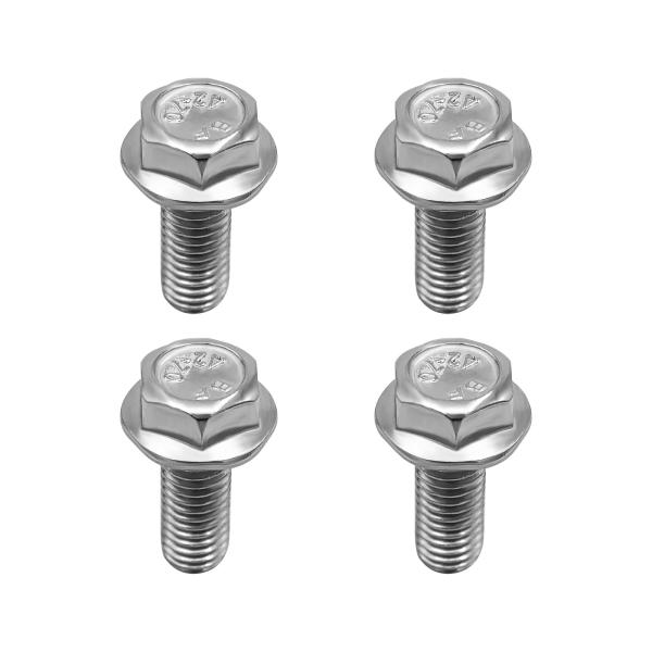 商品名: Suvnie 4個 カートップフロントスキッドプレートボルト ステンレススチール 12mm 六角ヘッドスキッドプレートボルト 交換用 4Runner FJクルーザー ランドクルーザー セコイアタコマ カーアクセサリーに対応 Suv...