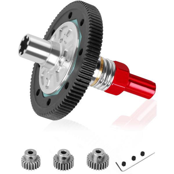 商品名: RcarmumbWow RC 87T 平歯車 スリッパ クラッチ アップグレードパーツ 1/10 グラナイト 4x4 Mega 550 Senton 4X4 Mega 550 1/8 Typhon 4x4 Mega 550,87T...