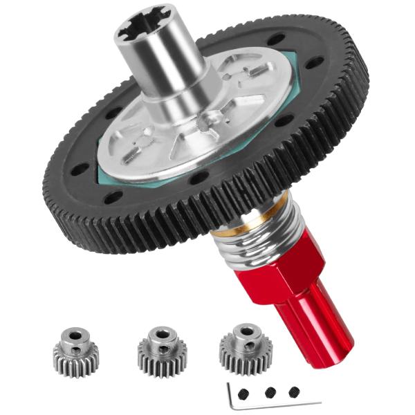 商品名: RcarmumbWow RC 91T 平歯車 スリッパ クラッチ アップグレードパーツ 1/10 グラナイト 4x4 Mega 550 Senton 4X4 Mega 550 1/8 Typhon 4x4 Mega 550,91T...