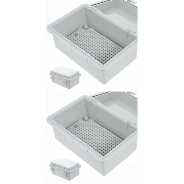 商品名:  BESTonZON 2pcs Box Junction Box Project Box Outdoor White Clamshell Absブランド: BESTonZON商品サイズ: 15X10X7CM重量: 408g商品番号...