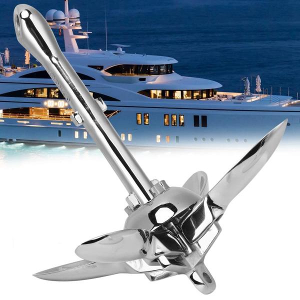 商品名:  Boat Anchor, 304 Stainless Steel Boat Folding Grapnel Anchor for Fishing Boat Rubber Dinghy Canoeing Yachtブランド: Ge...