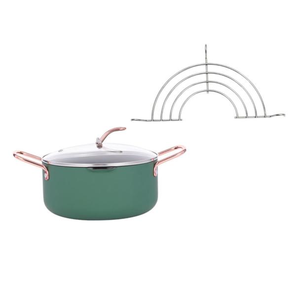 商品名:  PRETYZOOM 1 Set Non Stick Pan Chinese Hot Pot Useful Kitchen Pot Stainless Steel Cookware Household Cooking Pot St...