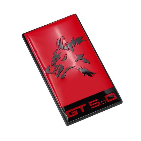 商品名:  New Red Black Coyote Emblem Metal Plate Fits for Car Front Grille Inserted Fender Door Trunk Emblem Badge Sticker ...