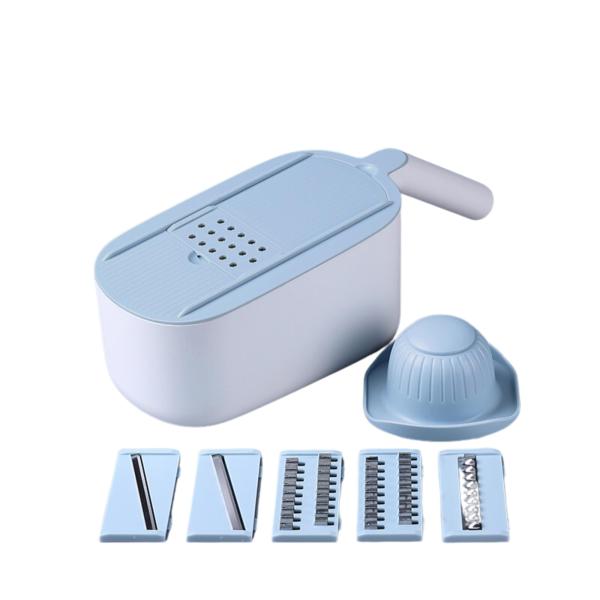 商品名:  Amsaro〓 5 in 1 Adjustable Food Chopper Vegetable Cutter with Container, Multi Functional Food Slicer for Kitchen R...