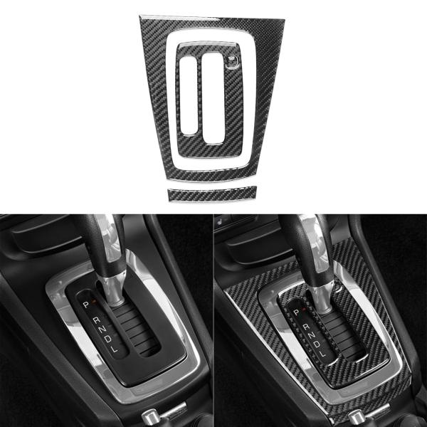商品名:  Compatible with Ford Fiesta 2011-2019 Real Premium 3K 3D Effect Carbon Fiber Center Console Trim Automatic Gear Sh...