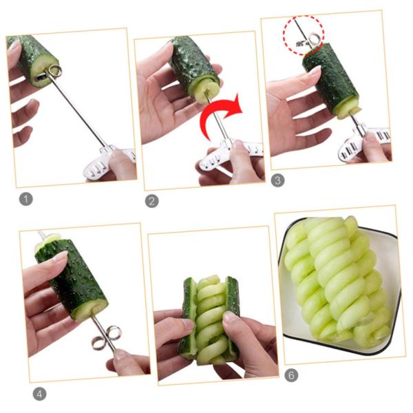 商品名:  LABRIMP Spiral Slice Tool for Vegetable Steel Spiral Slice Tool Vegetable Spiral Slice Tool Spiral Slice Tool for ...