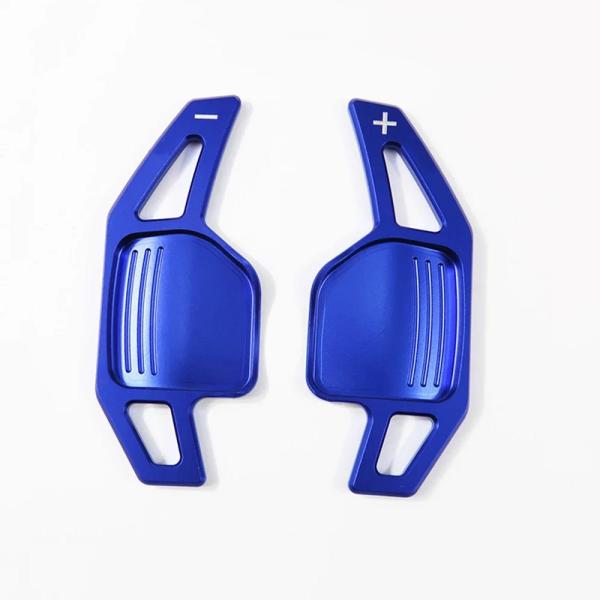 商品名: 車のパドルシフト に適合する Q5 8R 2008-2012 Blue ステアリングホイール パドル エクステンション シフター DSPDVWOW shifters Paddle for A-u-di Q5 8R 2008-201...