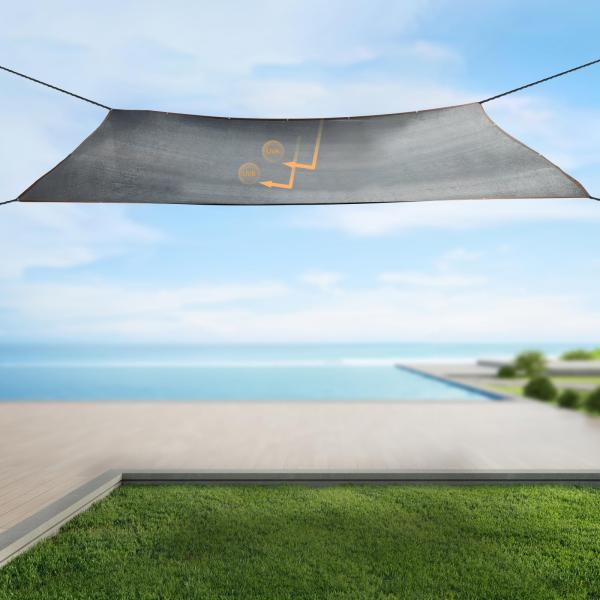商品名:  10' X 20' Sun Shade Sail, Backyard Shade Cloth for Patio Garden, Heavy Duty Rectangle Shade Sail, Sunshade Canopy ...
