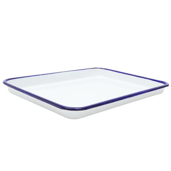 商品名:  DECHOUS 1pc Enamel Baking Pan, Baking Roasting Pan Tray Rectangular Serving Dish Pie Baking Sheet Tray Set for Hom...