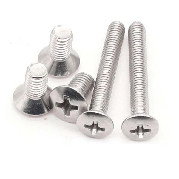 商品名:  Screw Bolt, nut Set GB820 DIN966 A2-70 304 Stainless Steel Cross Recessed Phillips Raised Countersunk Head Half Ov...