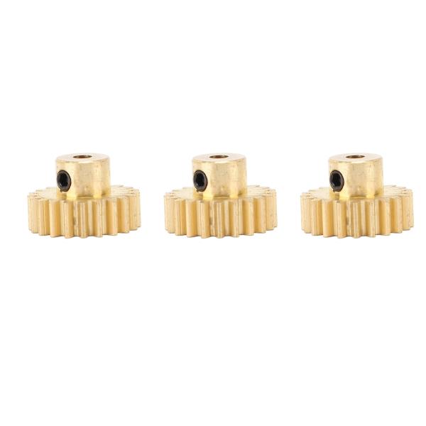 商品名:  RC Car Gear, 3Pcs Remote Control Car Motor Gear Easy to Install Accurate Gear Ratios M0.8 Accurate Transmission fo...