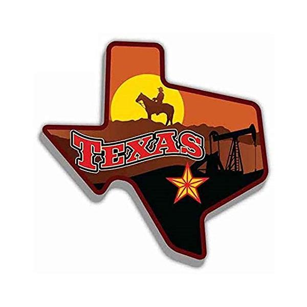 商品名:  Pack of 6 2'' Stickers - Texas USA State Nature Emblem Fashion - Vinyl Sticker Sign - Sticker Graphic for Waterbot...