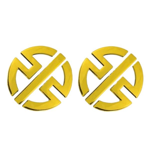 商品名:  for Kawasaki Ninja Z800 Z900 Z650 3D Motorcycle Logo Stickers Emblem Badge Decals Tank Wheel (Color : Gold, Size :...