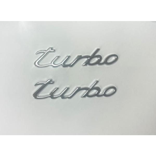 商品名:  OnlyYou.X Turbo Emblem Turbo Badge Decal Turbo Sticker Compatible with Universal Pickup and Car 2 Pieces Chrome Me...