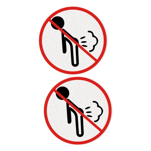商品名:  GLEAVI 2 Sheets Body Stickers Car Auto Accessories No Farting Warning Signs Car Window Decals for Vehicles Cars Ac...