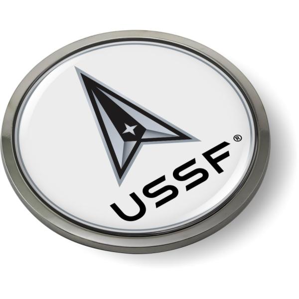 商品名:  [Officially Licensed United States Space Force Product] - The Space Force Delta USSF 3D Domed CAR Emblem Badge Sti...