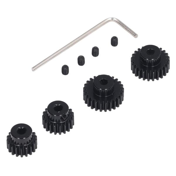 商品名:  RC Pinion Gear Set Smooth Transmission for Tamiya TT01 TT02 TB02 TA05 RC Car 18T 19T 23T 24T Steel 4 Pack - Ideal ...
