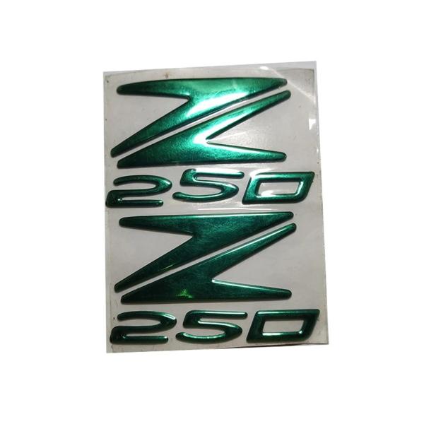 商品名:  for Kawasaki Ninja Z250 Z400 Z800 Z900 Z1000 3D Emblem Badge Decals Soft Tank Wheel Sticker (Color : A4, Size : No...