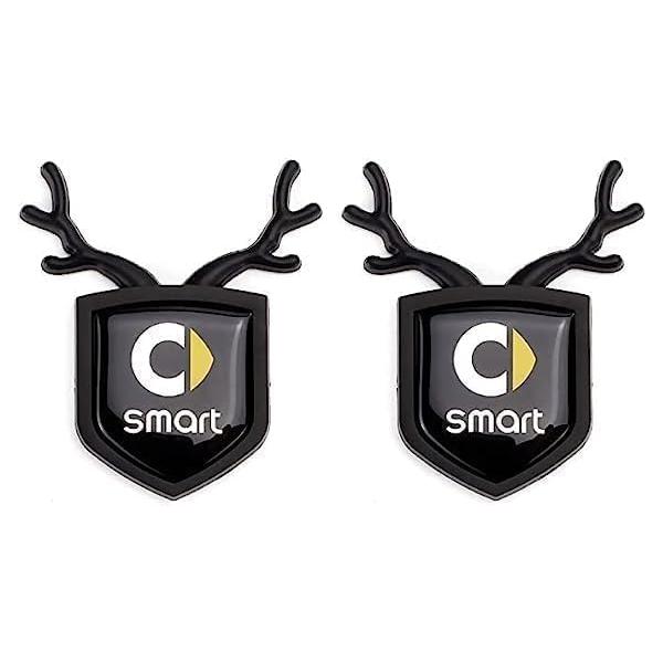 商品名:  2pcs Car Emblem Sticker for Smart 453 451 Fortwo Forfour, Badge Stickers, Badge Decal Car Sticker, Car Letter Embl...