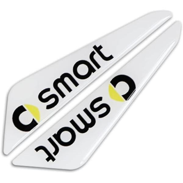 商品名:  2pcs Car Emblem Sticker for Smart Fortwo Forfour 453 451, Badge Stickers, Badge Decal Car Sticker, Car Letter Embl...