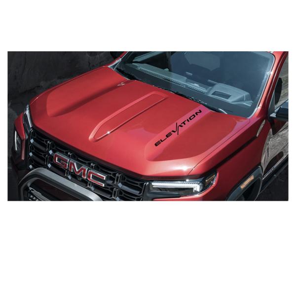 商品名:  EmblemsPlus 2023 2024 2025 GMC Canyon Elevation Matte Black Hood Lettering Decals Set of 2 General Motors Official...