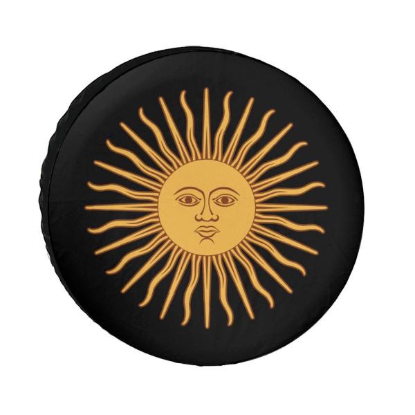 商品名:  Sun Emblem of Argentinian Spare Tire Covers, Universal Waterproof Tire Cover, Wheel Protectors for Truck Camper Tr...
