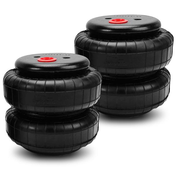商品名: MILLISEC 2 x ユニバーサルエアサスペンションバッグ Ford F150/F250、GMC Sierra、Chevy、Ram 1500/2500/3500、最大耐荷重5000ポンド MILLISEC 2PCS Unive...