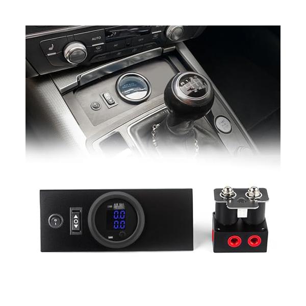 商品名:  12V Solenoid 2-Valve Air Ride Suspension manifold valve with Simplify Control Panel Ship Type Switch, equipped wit...