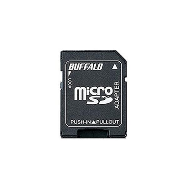 バッファロー　BSCRMSDA　変換アダプター(microSDカード⇒SDカード) 135
