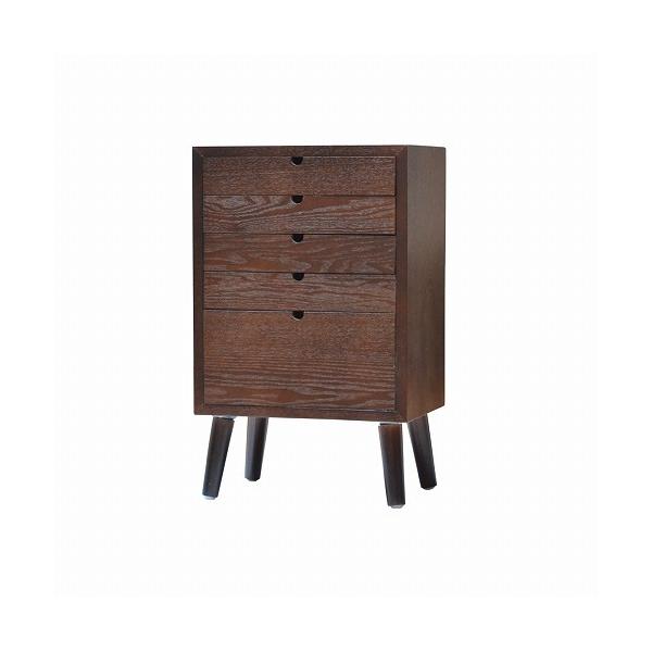 B.Bファニシング ONCH-0043DBR 多段チェスト 5段タイプ W360×D255×H580mm ダークブラウン ONCH0043DBR 448