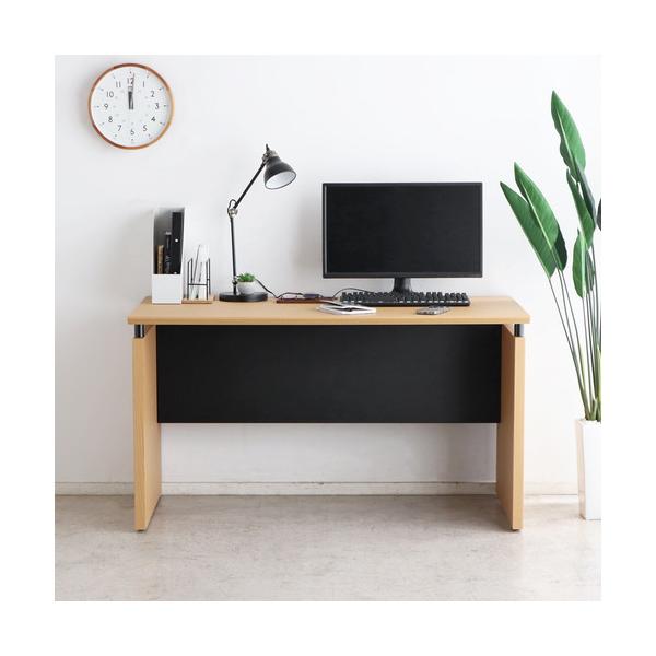 東馬(Tohma) キャンパス 130デスク 高さ130×幅65×奥行72cm 学習机 リビング学習 ナチュラル 448