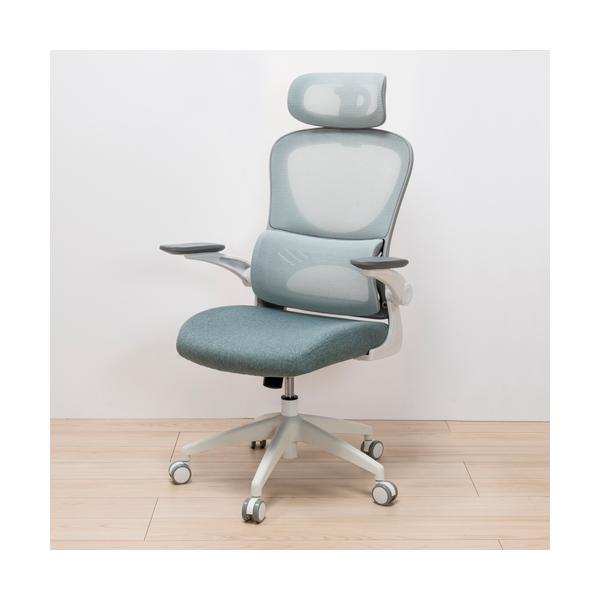 ヤマダオリジナル カラダサポートワークチェア「コンパン」 グリーン 448