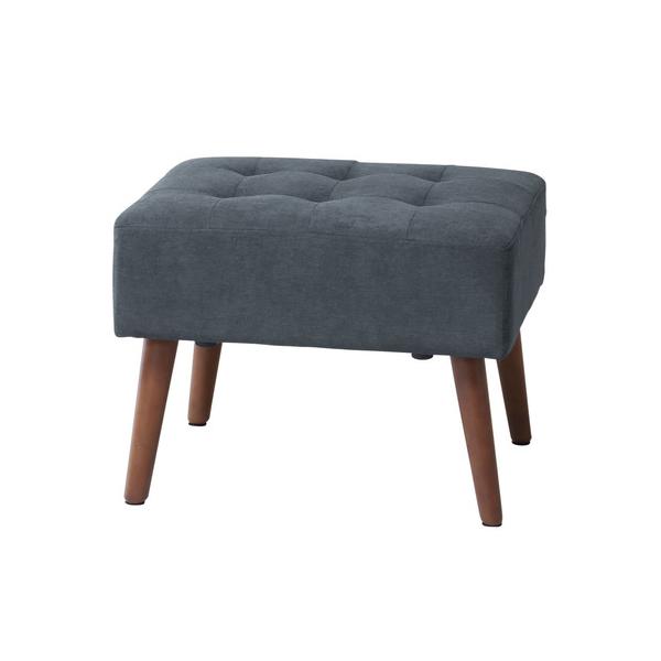 弘益 KOEKI Mash MILD オットマン 幅56×奥行48×高さ42cm ファブリック ロータイプ ディープブルー MLDLS001ODBL 448