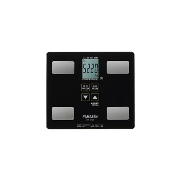 ヤマゼン　HCF-355-B　体組成計　ブラック 46