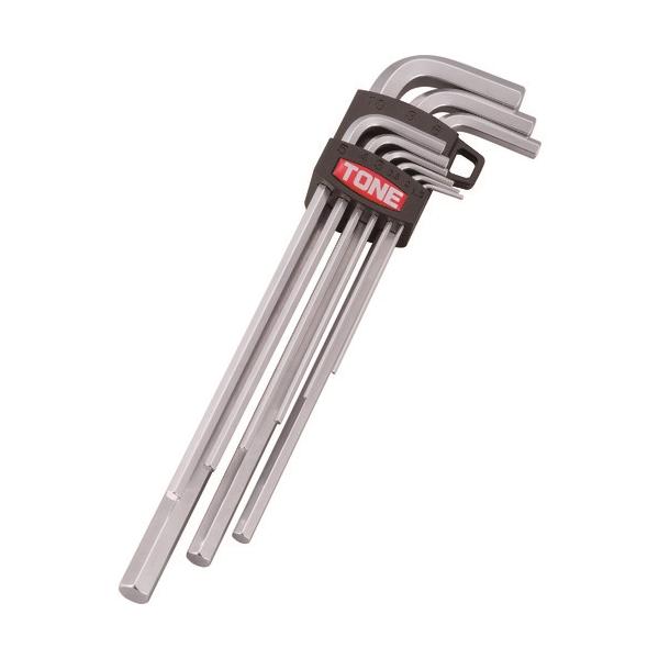 TONE マスターツールロング六角棒L形レンチセット 9pcs AL900  867