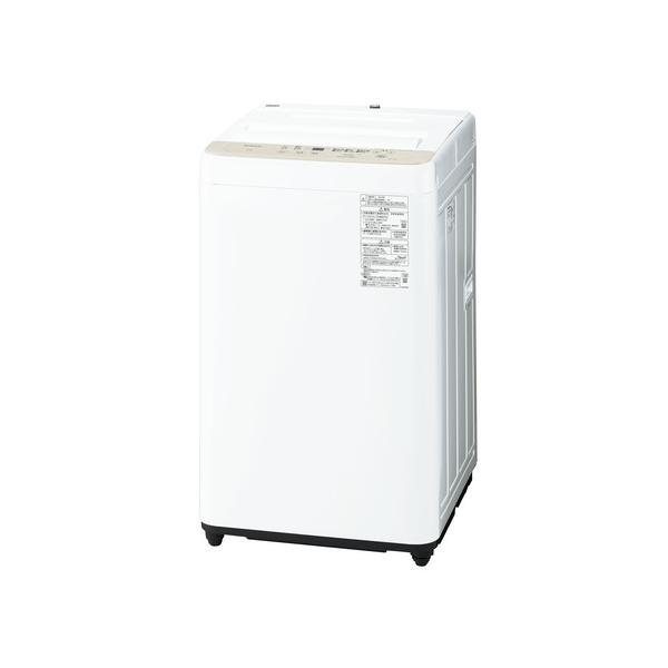 パナソニック　全自動洗濯機　洗濯：7.0kg　幅55.6cm　ビッグウェーブ洗浄　立体水流　槽洗浄　NA-F7B5-C　ベージュ系 40