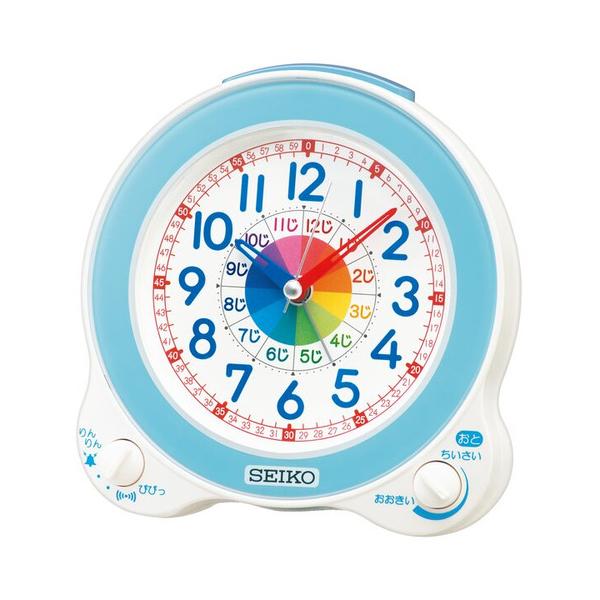 セイコータイムクリエーション　KR524L　アナログ知育目覚まし時計　薄青 820