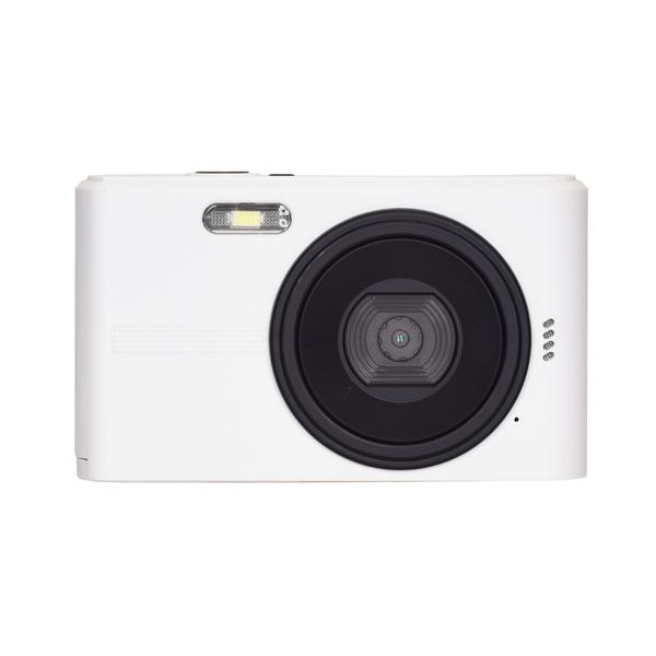 KEIYO NTDC001(WBK) 軽量コンパクト デジタルカメラ ホワイト×ブラック 315