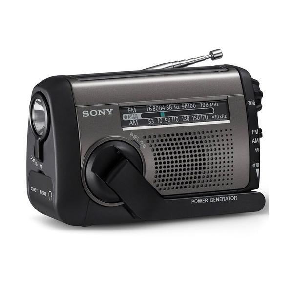 ソニー　ICF-B300　FM／AM対応ポータブルラジオ　太陽光充電対応　手回し充電ラジオ　シルバー 22