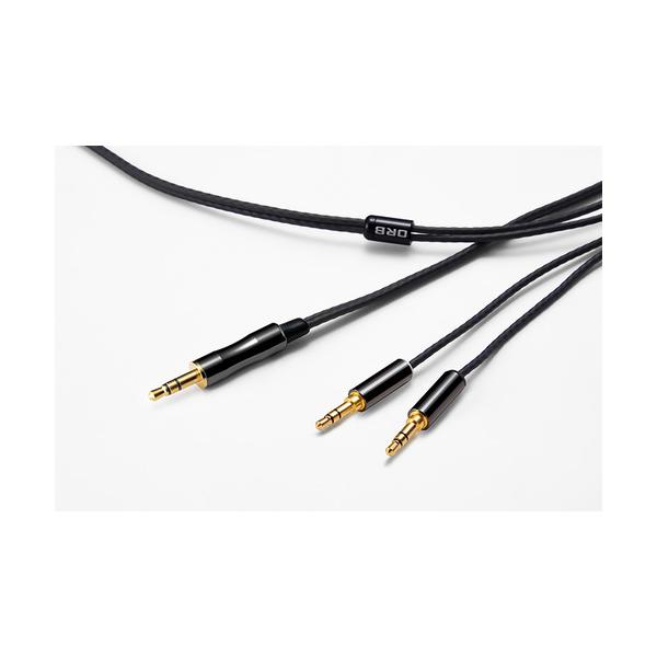 ORB　Clear　force　Nova　2nd　generation　3.5φ　Slim　body　double　3.5φ　ヘッドフォンリケーブル　1.2m　ブラック 24