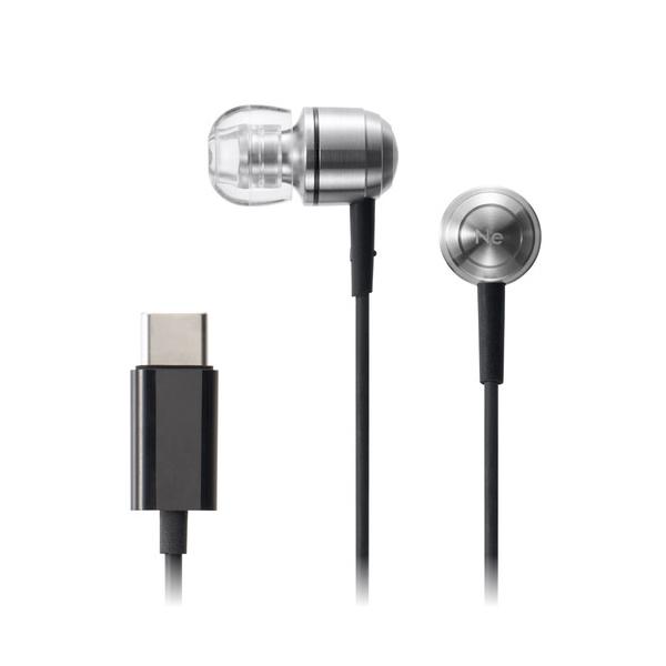 ラディウス　HP-Q50CS　ハイレゾ対応　インナーイヤー型イヤホン　USB-Cコネクタ採用　(24bit／384kHz) 24