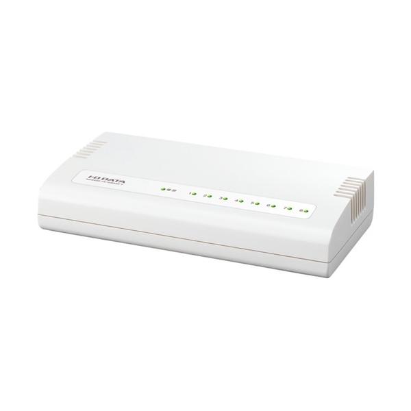 IOデータ　ETX-ESH08WC　100BASE-TX／10BASE-Te対応　8ポート　レイヤー2スイッチングハブ　ホワイト 126