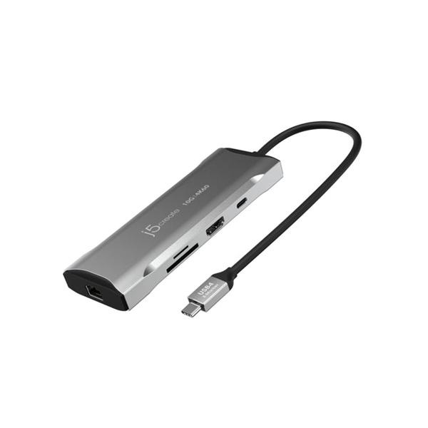 j5create　JCD393　USB3.2　USB-C　9in1マルチアダプター　スペースグレー 126