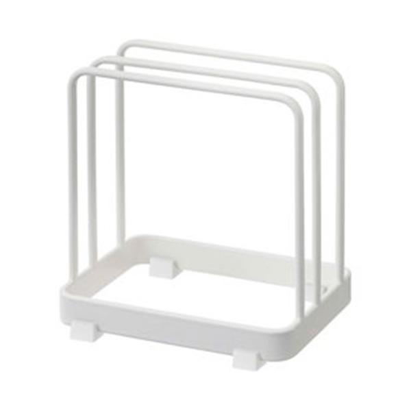 まな板スタンド　プレート　キッチン　収納　山崎実業　ホワイト　約12X9X12cm 446