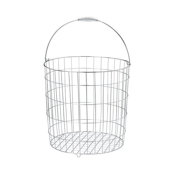 ちどり産業　55-17　ランドリーバスケット　シルバー 446