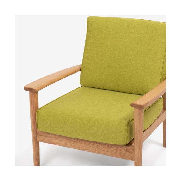 大塚家具 アームチェア 「シネマ」 専用カバー レッドオーク・ウォールナット共通 布 ライトグリーン 448