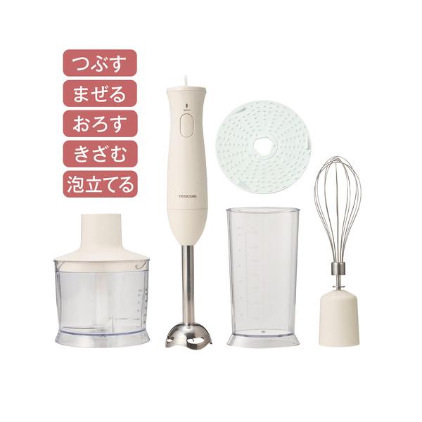 テスコム　TBL30A-W　ハンドブレンダー　つぶす、まぜる、きざむ、おろす、泡立てる。　「1台5役」 44