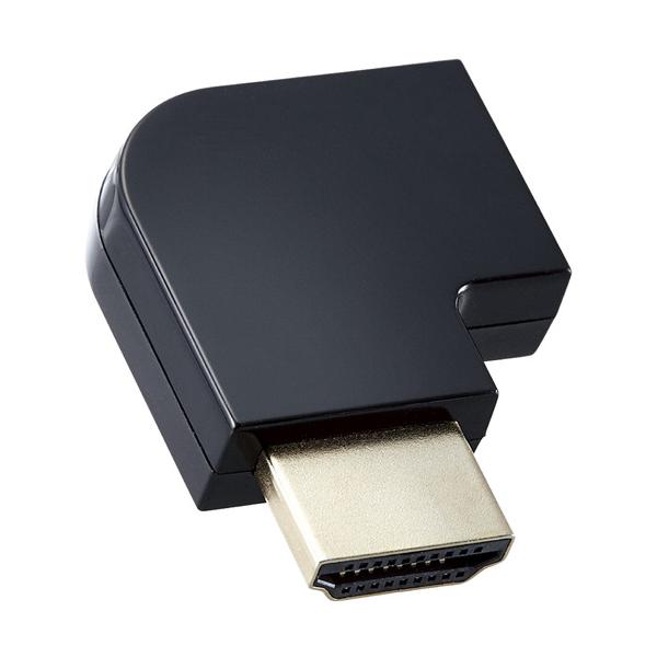 エレコム　AD-HDAABS04BK　HDMI延長アダプター／L字左／AF-AM／スリムタイプ／ブラック　ADHDAABS04BK 131