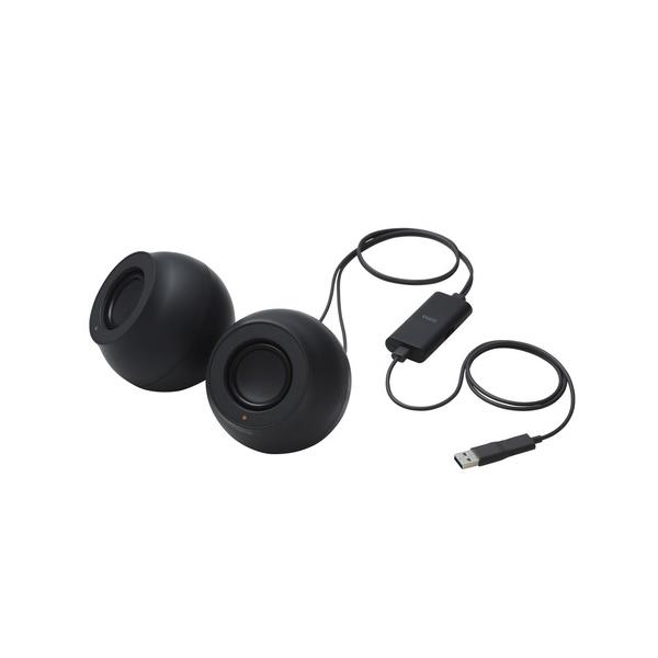 エレコム　SP-P10CUSBBK　パソコン用2.0chスピーカー　Stina　ブラック 131